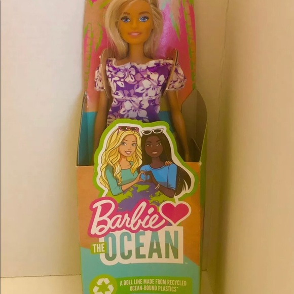 Barbie | Toys | Barbie Loves The Ocean Blonde Doll Made From Recycled ...